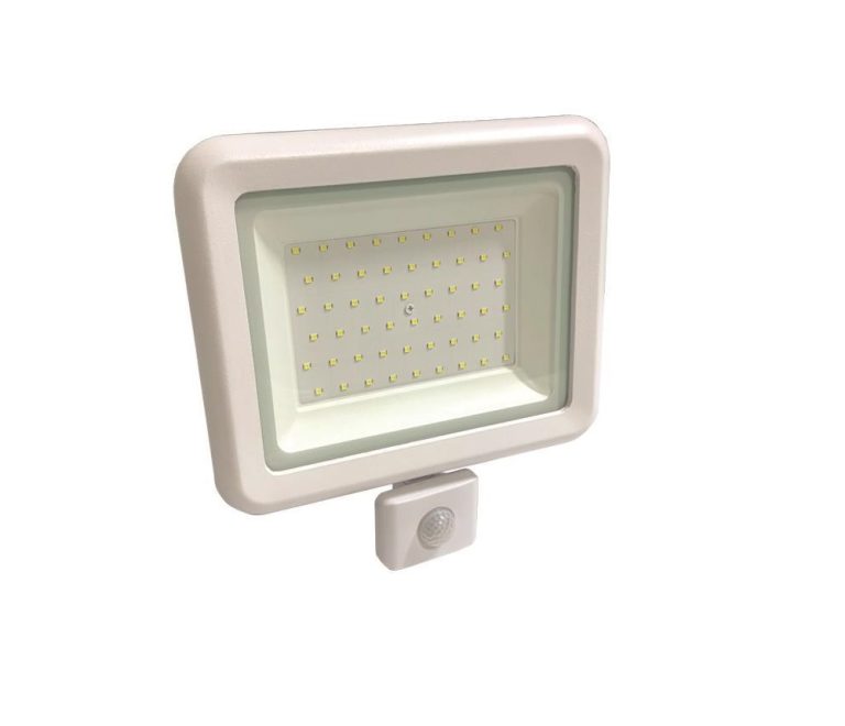 ΠΡΟΒΟΛΕΑΣ LED 50W SMD ΜΕ ΠΕΡΙΣΤΡΕΦΟΜΕΝΟ ΑΝΙΧΝΕΥΤΗ ΚΙΝΗΣΗΣ ΛΕΥΚΟΣ IP44 ...