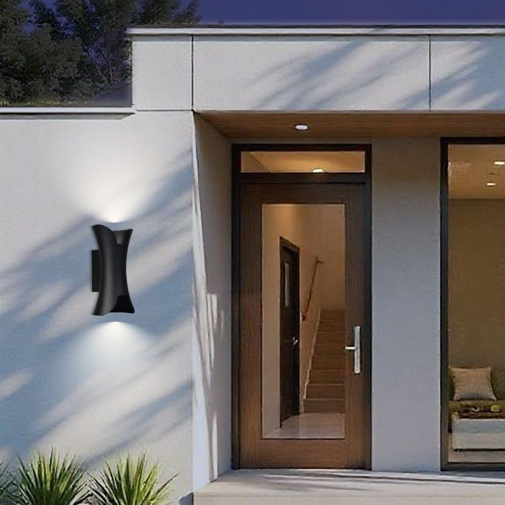 Απλίκα τοίχου Boston LED 10W Μαύρο - ΤΕΧΝΟΛΥΣΗ HTS